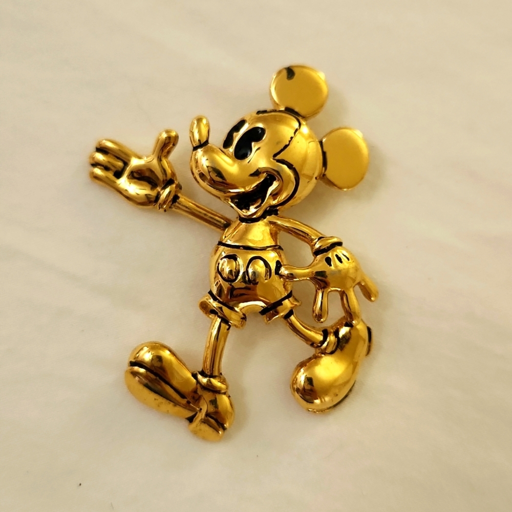 Vintage Disney Mickey Mouse Lapel Pin - Gem